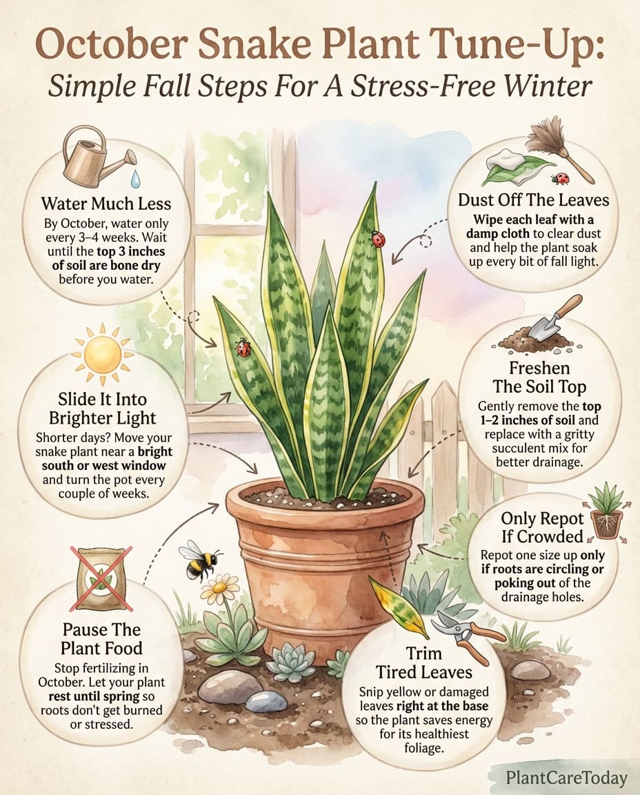 The October Snake Plant Miracle: 7 Steps Most Plant Parents Skip
