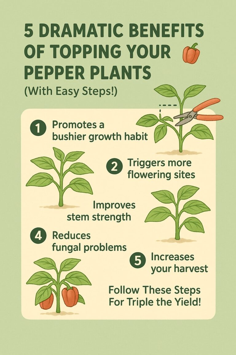 5 Dramatic Benefits of Topping Your Pepper Plants (With Easy Steps!)