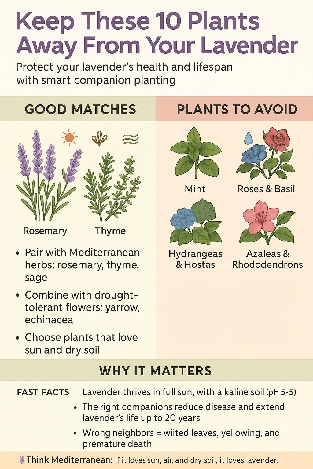 10 Plants That Are Secretly Killing Your Lavender (And What to Plant ...
